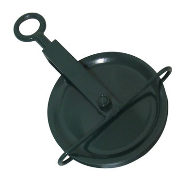 Gin Wheel Scaffold Pulley 250KG (Scaffolder Lifting Block Attachment 0.25T)