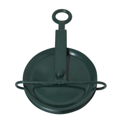 Gin Wheel Scaffold Pulley 250KG (Scaffolder Lifting Block Attachment 0.25T)