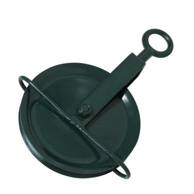 Gin Wheel Scaffold Pulley & 30M Rope 250KG (Scaffolder Lifting Block ...