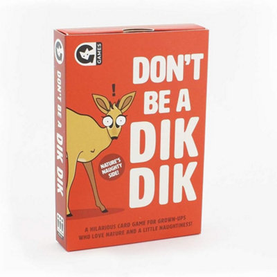 Ginger Fox Don't Be A Dik Dik Card Game