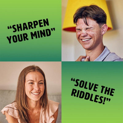 Ginger Fox Mensa Riddles & Conundrums Trivia Challenge Cards with Logic ...