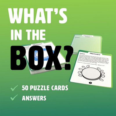 Ginger Fox Mensa Riddles & Conundrums Trivia Challenge Cards with Logic ...