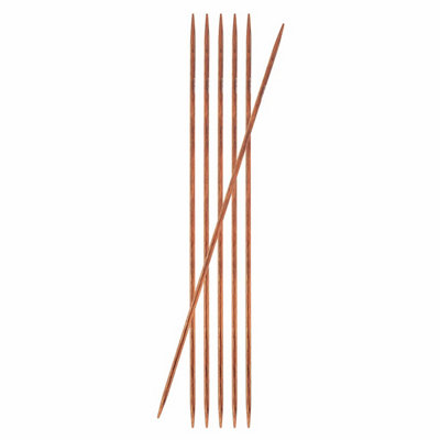 Ginger: Knitting Pins: Double-Ended: 15cm x 2.75mm: Set of 6