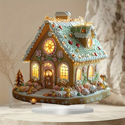 Gingerbread House Desktop Decoration