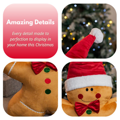 Gingerbread Man Christmas Decoration - Jumbo