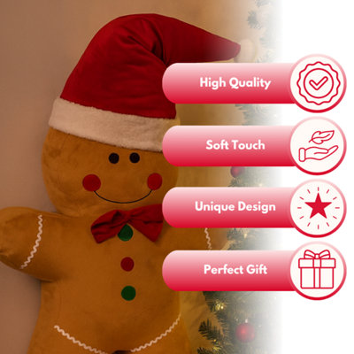 Gingerbread Man Christmas Decoration - Jumbo