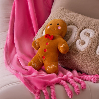Gingerbread Man Soft Plush Microwaveable Heat Pad