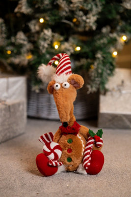 Gingerbread Rat Christmas Decoration - Renton Rat | DIY at B&Q