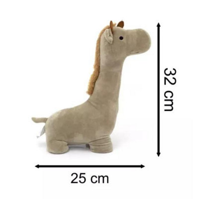 Giraffe Door Stopper Weighted Wedge Home Decor Heavy Stop Animal Fabric