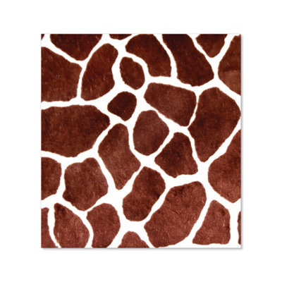 Giraffe Spots Print Premium Glass Kitchen Splashback W700mm x H750mm