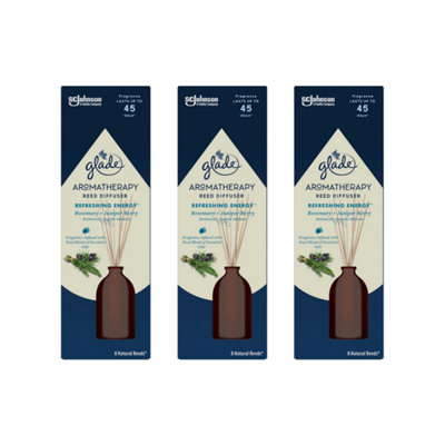 Glade Aromatherapy Reed Diffuser Rosemary & Juniper Berry 80ml - Pack of 3