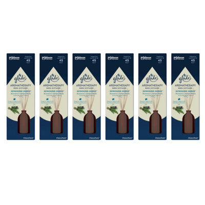 Glade Aromatherapy Reed Diffuser Rosemary & Juniper Berry 80ml - Pack of 6