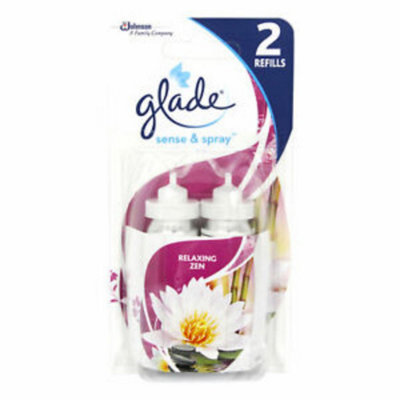 Glade Sense & Spray Twin Pack Refills Relaxing Zen Air Freshener 2 x ...
