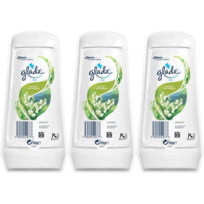 Glade Solid Gel Air Freshener 150g Lily Of The Valley (Pack of 3) | DIY ...