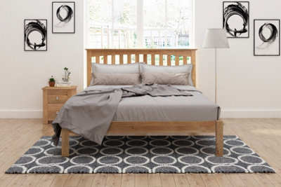 Gladstone Small Double 4ft Solid Oak Bed Frame