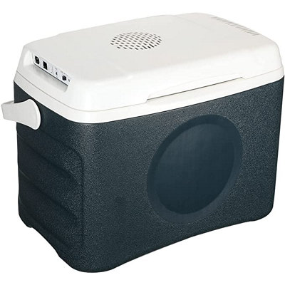 GlamHaus Electric Cooler Box Large 30L Use Warm Or Cold Eco Mode ...