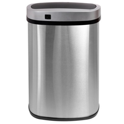 GlamHaus Motion Sensor Bin, 50L For Kitchen, Soft Close With Supplied ...