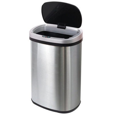 GlamHaus Sensor Bin, Motion Sensing 60L For Kitchen, Soft Close With ...