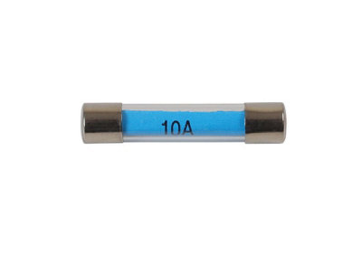 Glass Auto Fuse - 10-amp Pk 100 Connect 30496