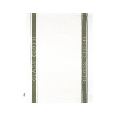 Glass Cleaning Cloth in Olive Colour