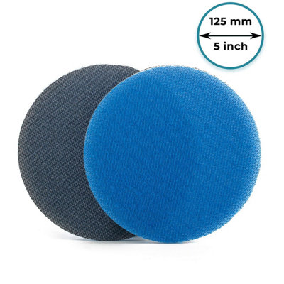 Glass Polish 5 inch/125mm 500 Grit Pack of 20 Sanding Discs for Rotary ...