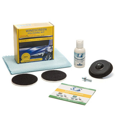 GLASS POLISH DIY 75mm Windshield Polishing Kit
