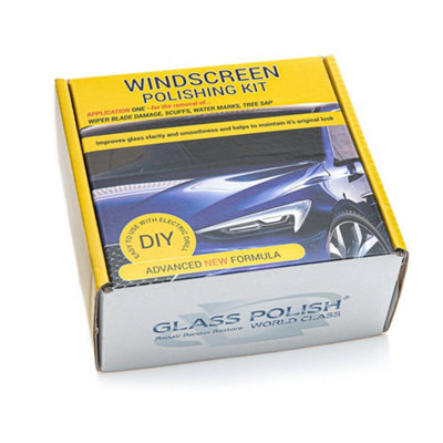 GLASS POLISH DIY 75mm Windshield Polishing Kit