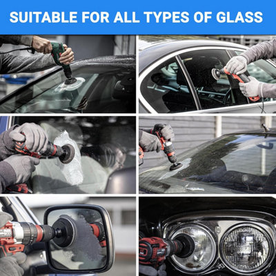 GLASS POLISH DIY 75mm Windshield Polishing Kit