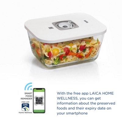 Glass Smart Vacuum Canisters, Food Vacuum Storage Container, 2.7L- LAICA