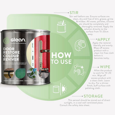Glean Door Restore Colour Reviver Restoring Appearance & Faded Colours ...