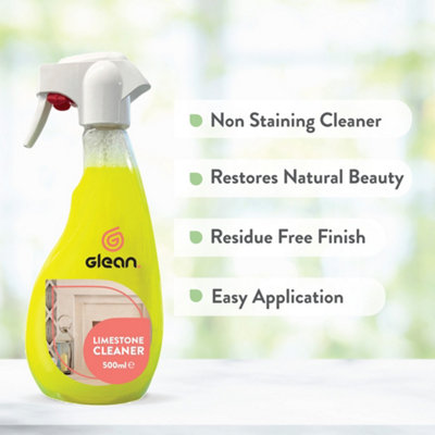 Glean Limestone Cleaning Spray Removes Smoke Soot and Tar Stains - 500ml
