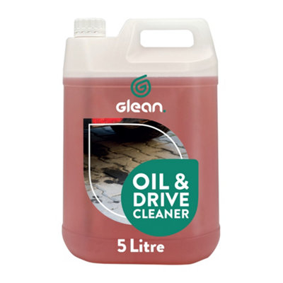 Glean Oil & Drive Cleaner - Cleans Removes Dirt and Grease Stains- 5 Litre