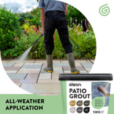 Glean Patio Grout Jointing Compound Weed Resistant Paving Joint ...