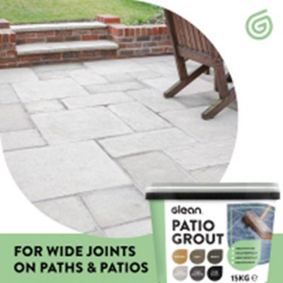 Glean Patio Grout Jointing Compound Weed Resistant Paving Joint ...
