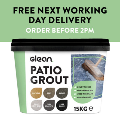 Glean Patio Grout Jointing Compound Weed Resistant Paving Joint - Pure ...