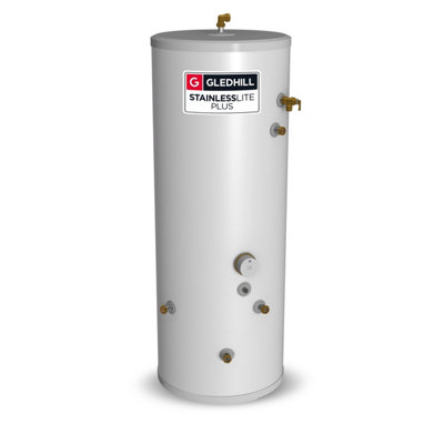 Gledhill Stainlesslite Plus Unvented Indirect 180L Hot Water Cylinder ...