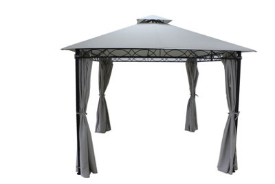 Glendale Marco Polo Gazebo 4x3 Grey