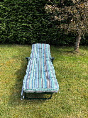 Glendale Sandbanks Blue Deluxe Sun bed