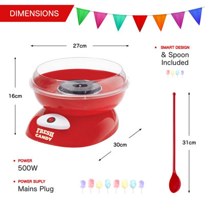 Global Gizmos 51560 Premium Candy Floss Maker