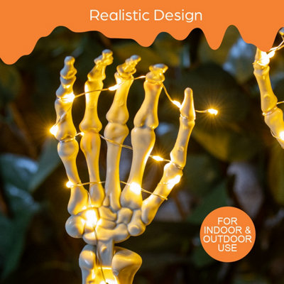 Global Gizmos Set of 2 Halloween Skeleton Arm Lights / Indoor or ...