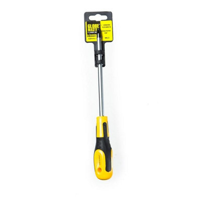Globemaster Prof Pozi Screwdriver Silver/Yellow/Black (150mm)
