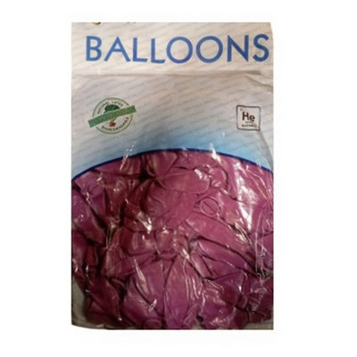 Globos Payaso Latex Balloons (Pack of 100) Dark Orchid (One Size)