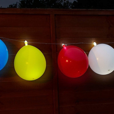 GloBrite LED Light Up Balloons 10x, Multi-Colour - Party Balloons with ...