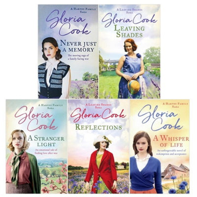 Gloria Cook 5 Books Collection Set (Leaving Shades, Reflections, Never ...