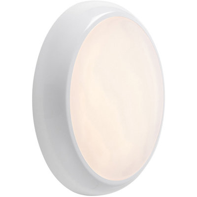 Gloss White Commercial IP65 Bulkhead Light - 18W CCT LED Module - Slim ...