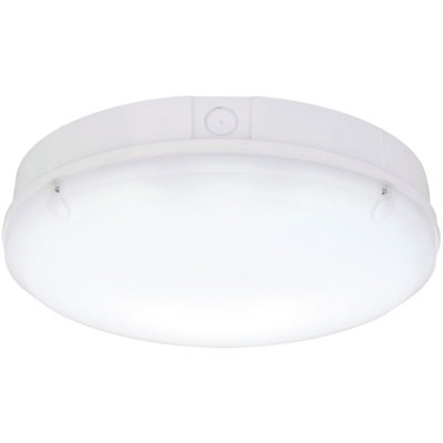 Gloss White IP65 Bulkhead Light - 18W CCT SMD LED Module - Step Dimming ...