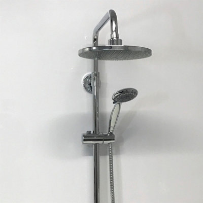 Gloss White Shower Panel 1.2m Pack - 2 x 2.6m x 60cm - Floors To Walls ...