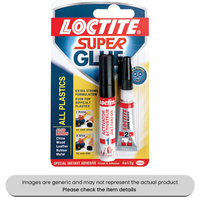 Glue Sticks All Plastics 2G Tubes for Rapid Bonding Pack Qty 1