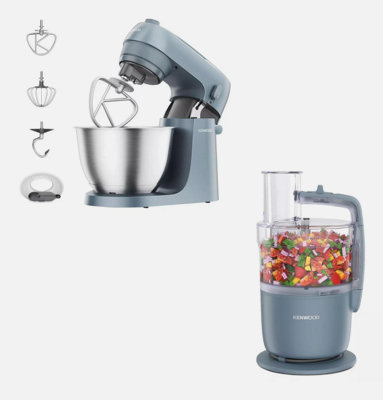 Go Food Processor, Stand Mixer Storm Blue