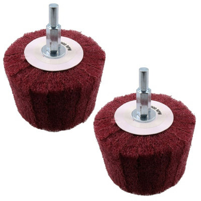 Goblet Shaped Sanding Polishing Cleaning Mop 75mm Width 240 Grit 6mm ...